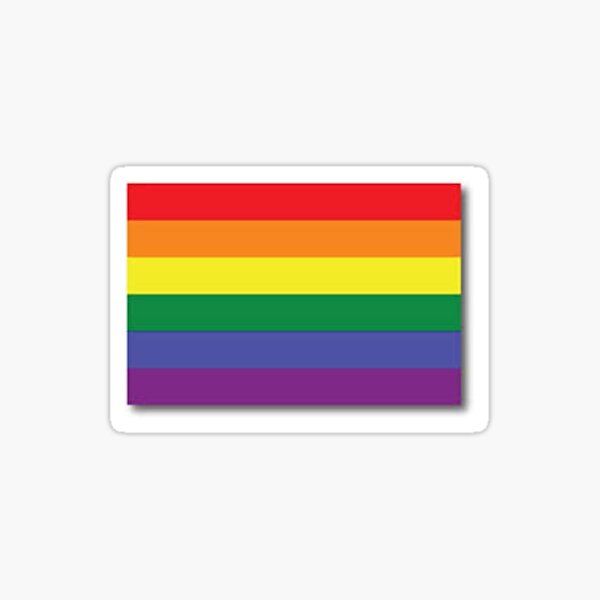 "rainbow flag" Sticker by sophmichaelson | Redbubble