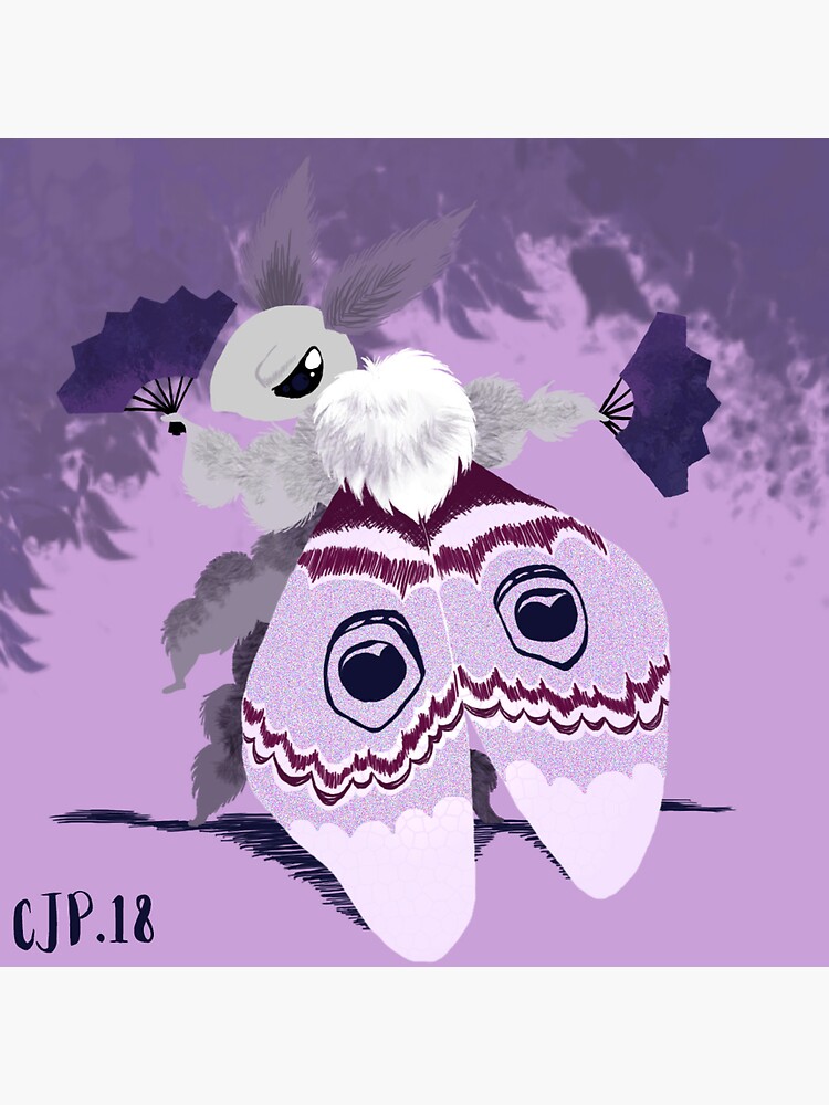"Warrior Moth" Sticker for Sale by -claudesigns- | Redbubble