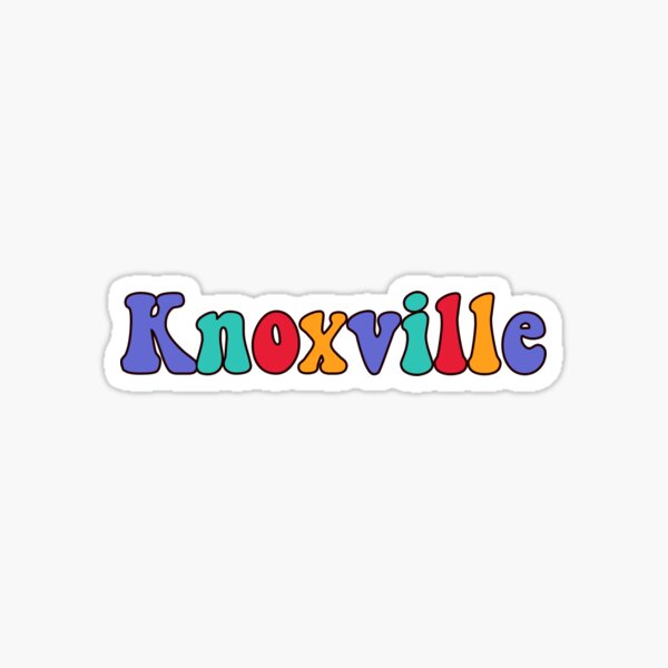 "Knoxville" Sticker by Miabe18 | Redbubble