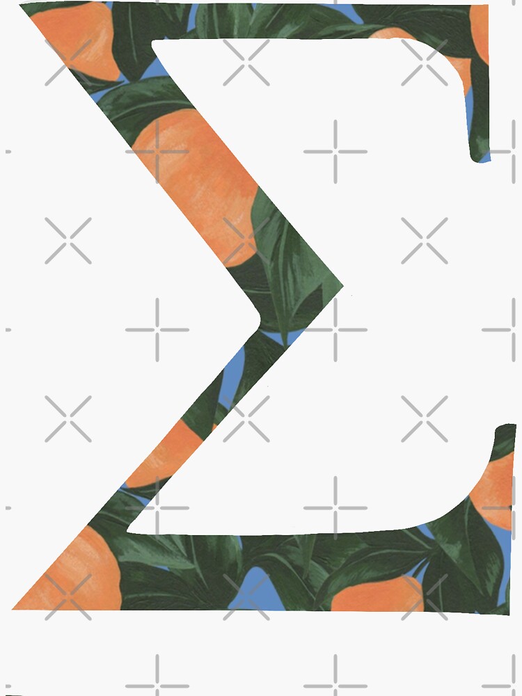 "Sigma Letter" Sticker for Sale by Kelseys103 | Redbubble