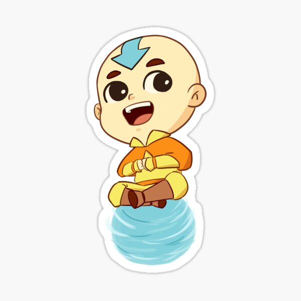 "[ATLA] Aang" Sticker for Sale by js-art | Redbubble