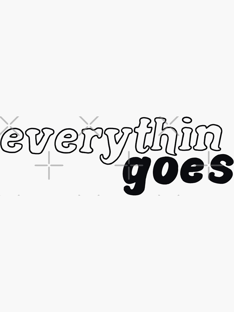"everythingoes - RM mono" Sticker for Sale by aqdang | Redbubble
