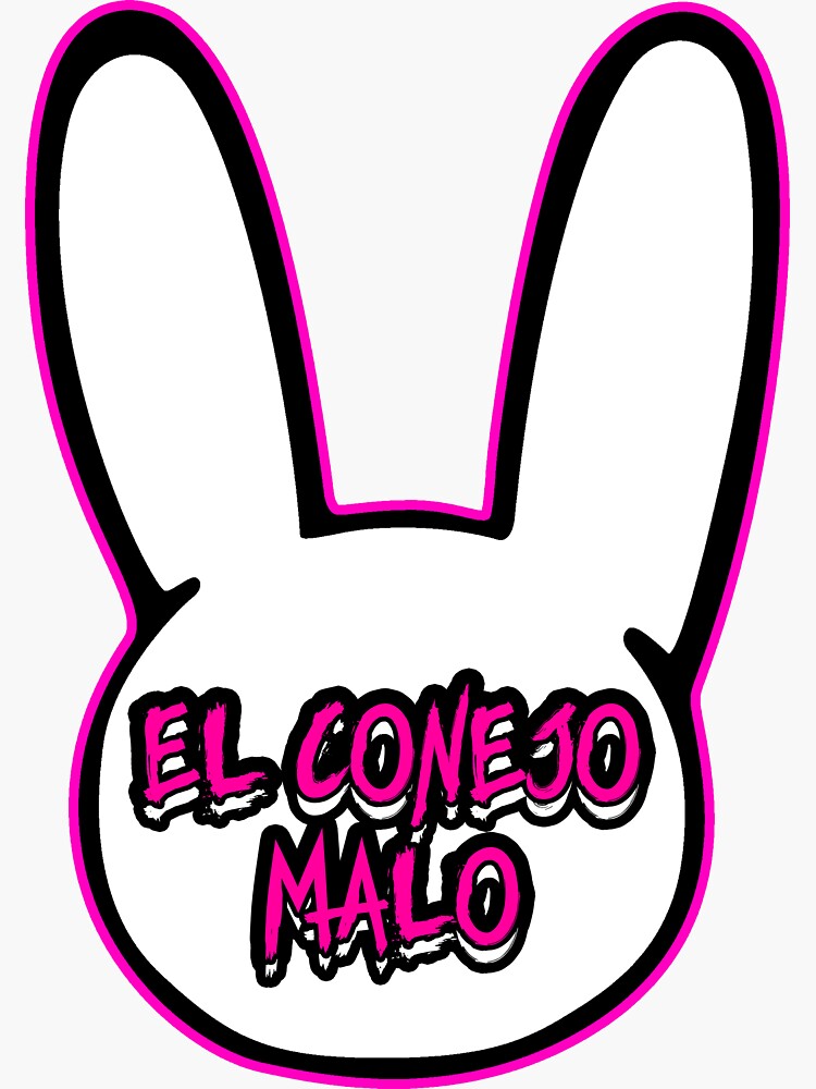 "El Conejo Malo" Sticker by blazikin | Redbubble
