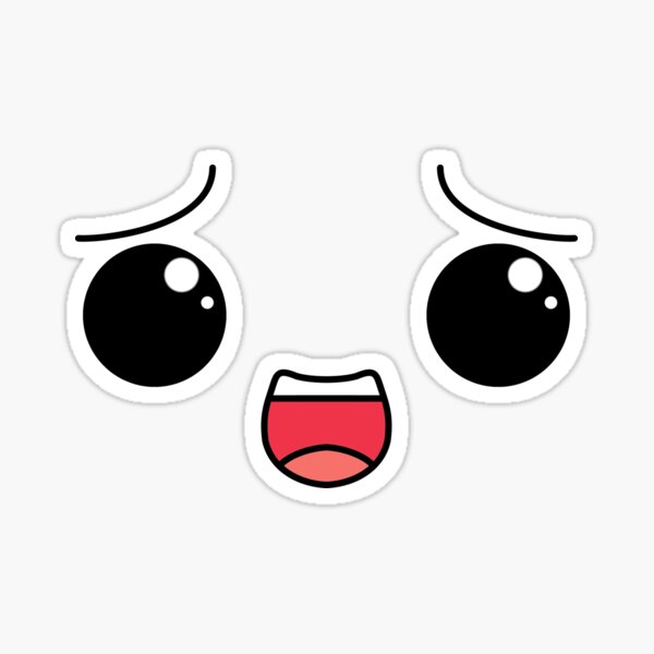 ""Meek" Adorably Cute Facial Expressions 'Cu-fi's " Sticker for Sale by ...