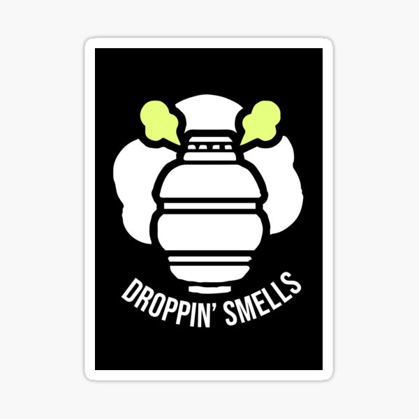 "Caustic Apex legends Droppin' Smells Meme" Sticker for Sale by ...