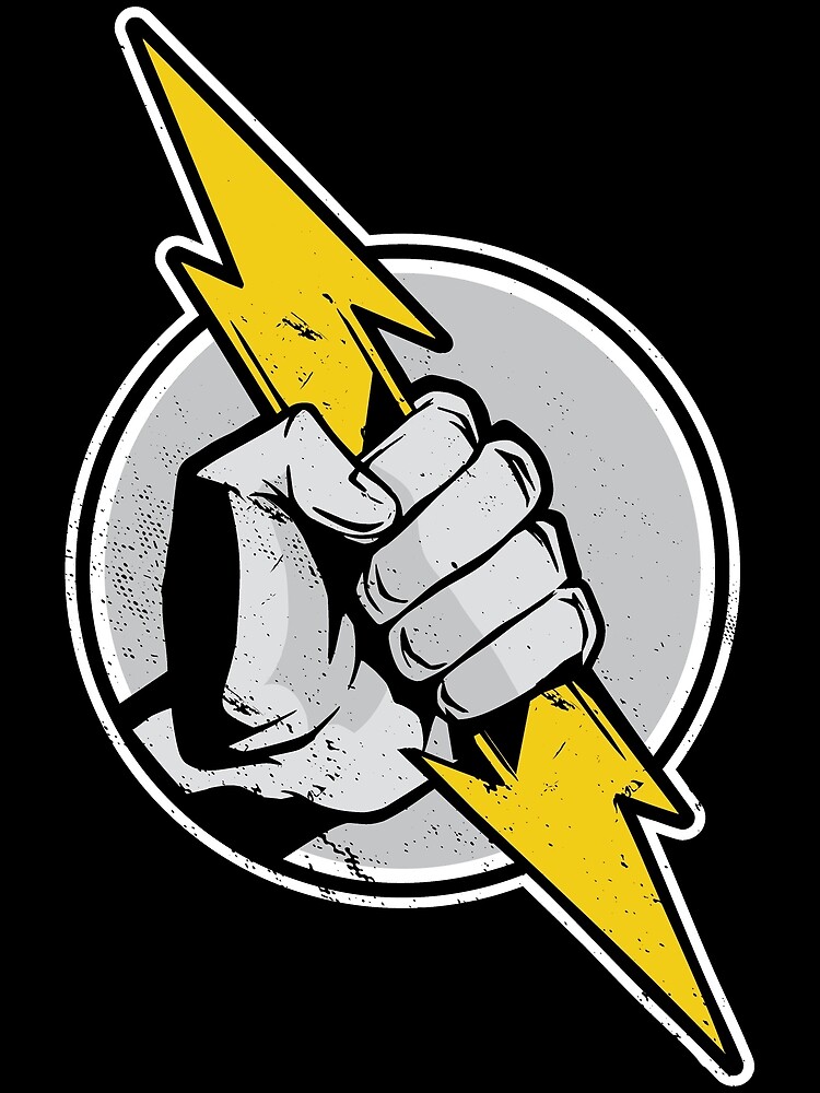 "hand thunder bolt " Poster by pirminio | Redbubble