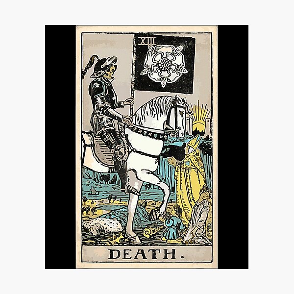 Lámina fotográfica «Carta del Tarot de la Muerte XIII» de Frankwauters | Redbubble