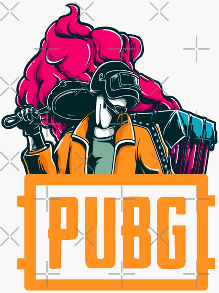 "PUBG, Player Unknown's Battle Grounds Game, Gaming" Sticker for Sale ...