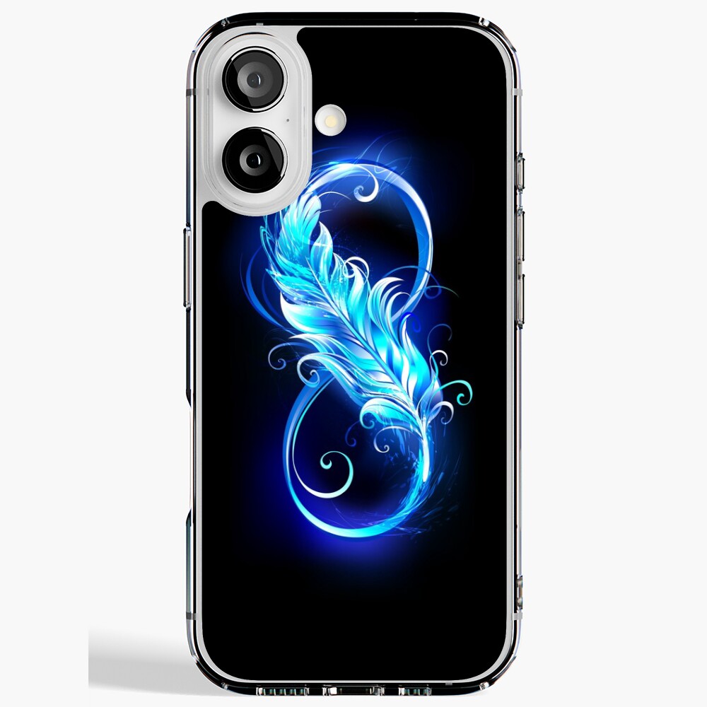 "Fiery Symbol of Infinity with Feather" Sticker for Sale by Blackmoon9 ...