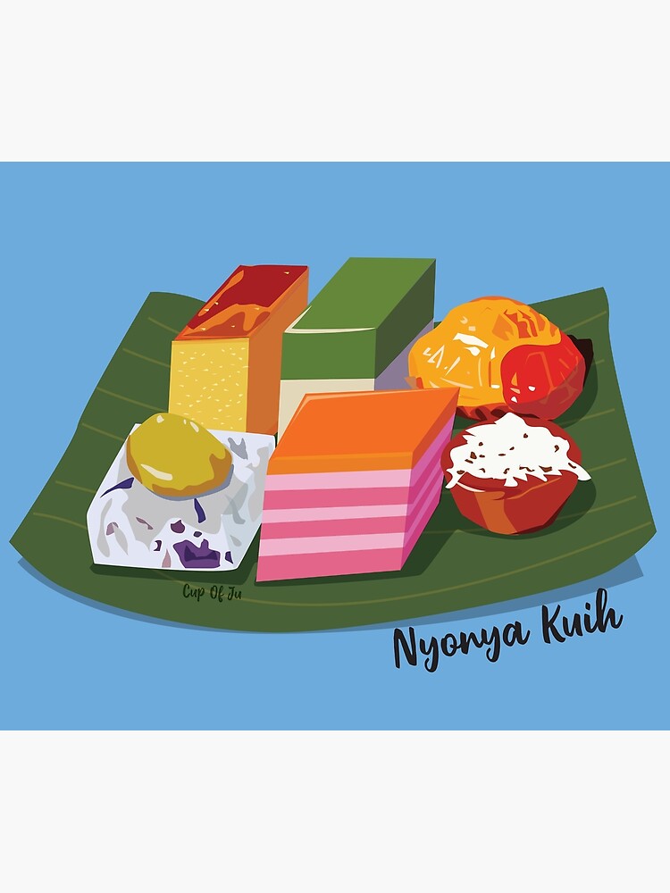 "Traditional Nyonya Kuih" Poster for Sale by cupofju | Redbubble