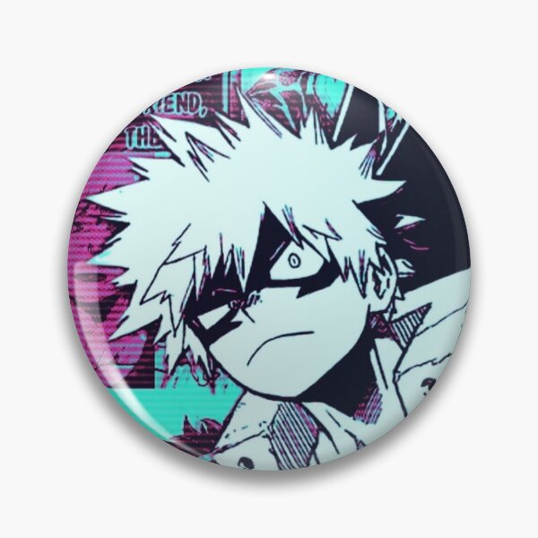 "Bakugo" Pin for Sale by SaadDrip | Redbubble