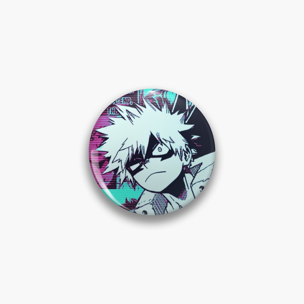 "Bakugo" Pin for Sale by SaadDrip | Redbubble
