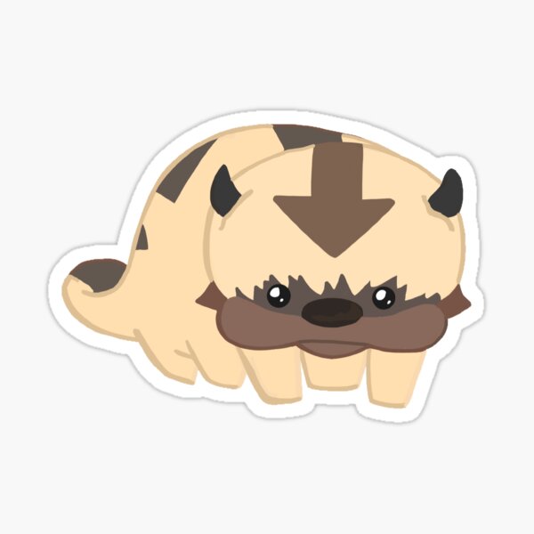 "appa from avatar " Sticker for Sale by rablobicasso | Redbubble