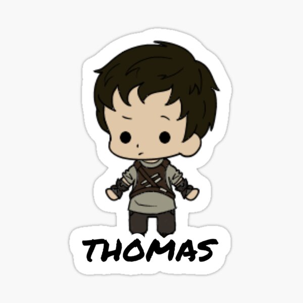 "Thomas maze runner" Sticker for Sale by Timmiehofman | Redbubble