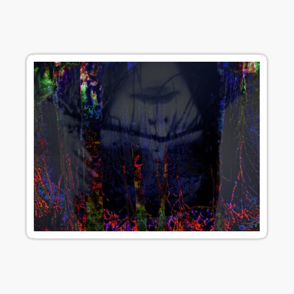 "The head upside down" Sticker for Sale by MescalBQ | Redbubble