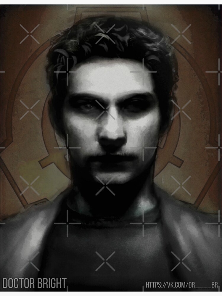 "Dr. Bright (SCP Foundation)" Poster for Sale by Entesh777 | Redbubble