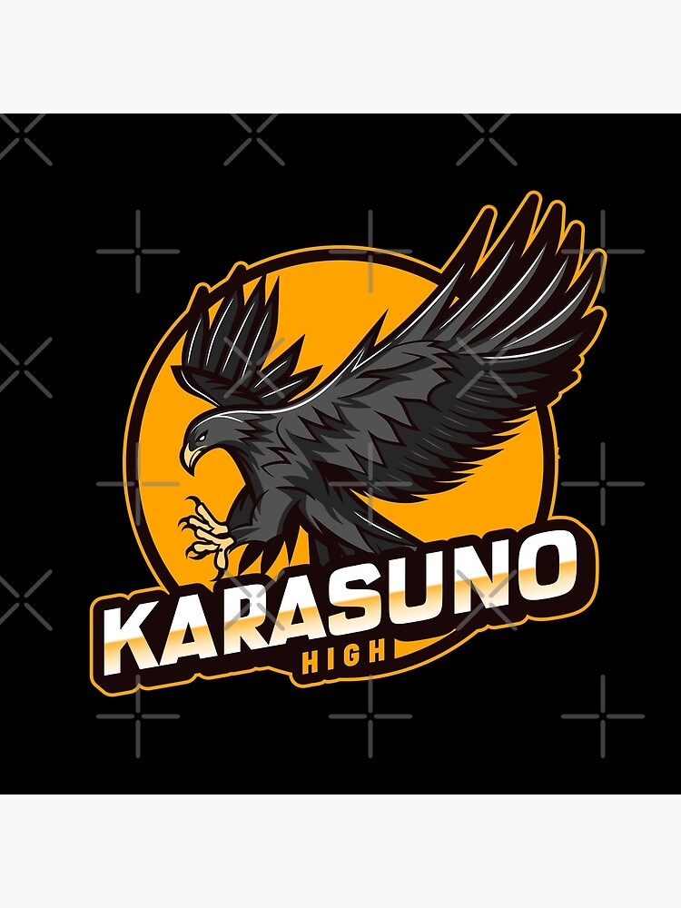 "Karasuno High Black Raven Crows Fly Symbol" Poster for Sale by ...