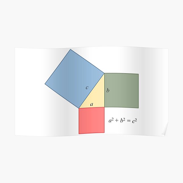 Pythagoras Theorem Posters | Redbubble