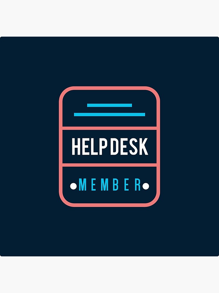 HELP DESK LOGO Poster For Sale By EAZAZ Redbubble help-desk-logo-poster-for-sale-by-eazaz-redbubble
