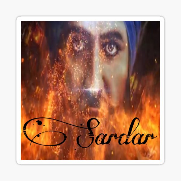 "Sardar pic" Sticker for Sale by Kamaljit-Design | Redbubble