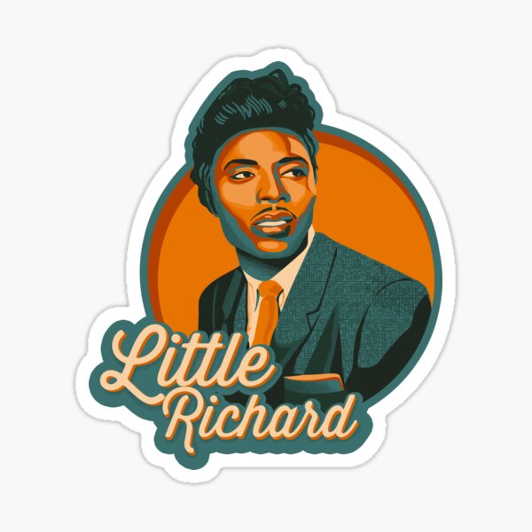 "Original Little Richard artistic Retro design" Sticker for Sale by ...