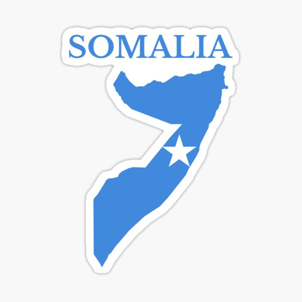 "Somalia Flag Map" Sticker by marosharaf | Redbubble