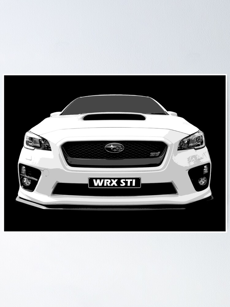 "Subaru WRX STi 4th Generation" Poster by radestilo | Redbubble
