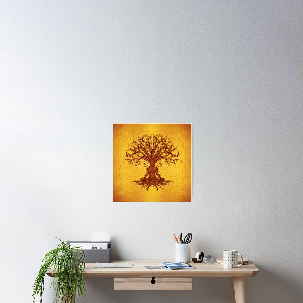 "Kalpavriksha - Wishing tree" Poster for Sale by k9printart | Redbubble