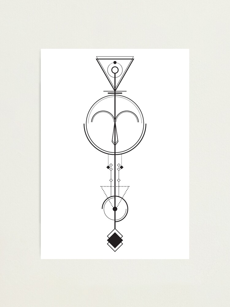 "Aries Astrology - Zodiac Arrow" Photographic Print by alcateiaart ...