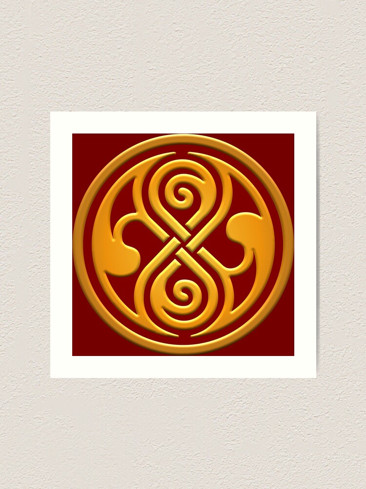 "Seal of Rassilon" Art Print by kerchow | Redbubble