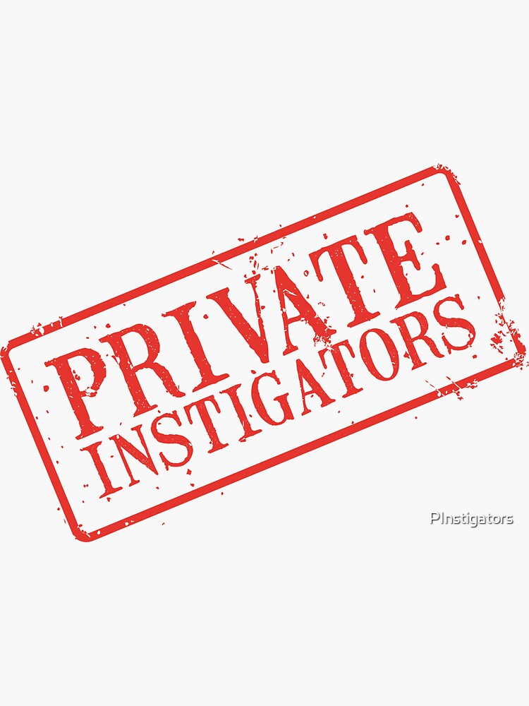 "Private Instigators Logo" Sticker for Sale by PInstigators | Redbubble