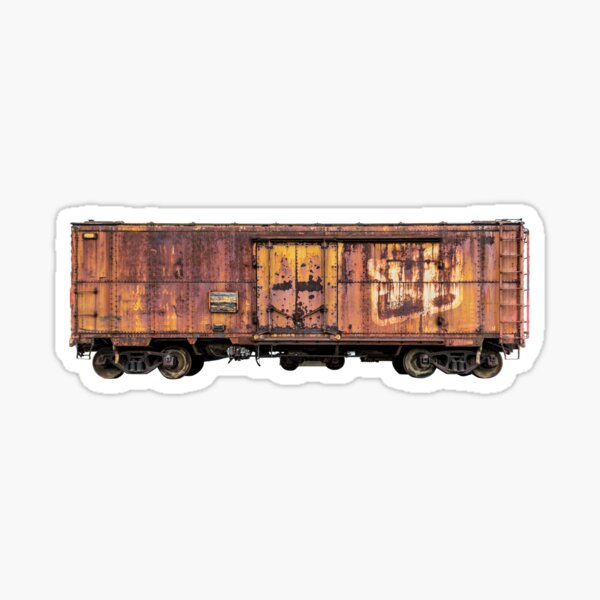 "Rusted Rolling Stock" Sticker for Sale by Enzwell | Redbubble