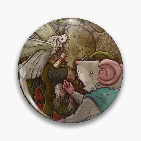 Of Mice And Owls Mouse Guard Fan Art Pin Button Starting at $2.20 By ...