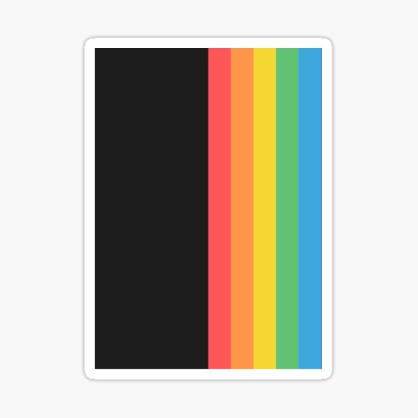 "Groovy-Colorful Rainbow " Sticker for Sale by Islanr | Redbubble