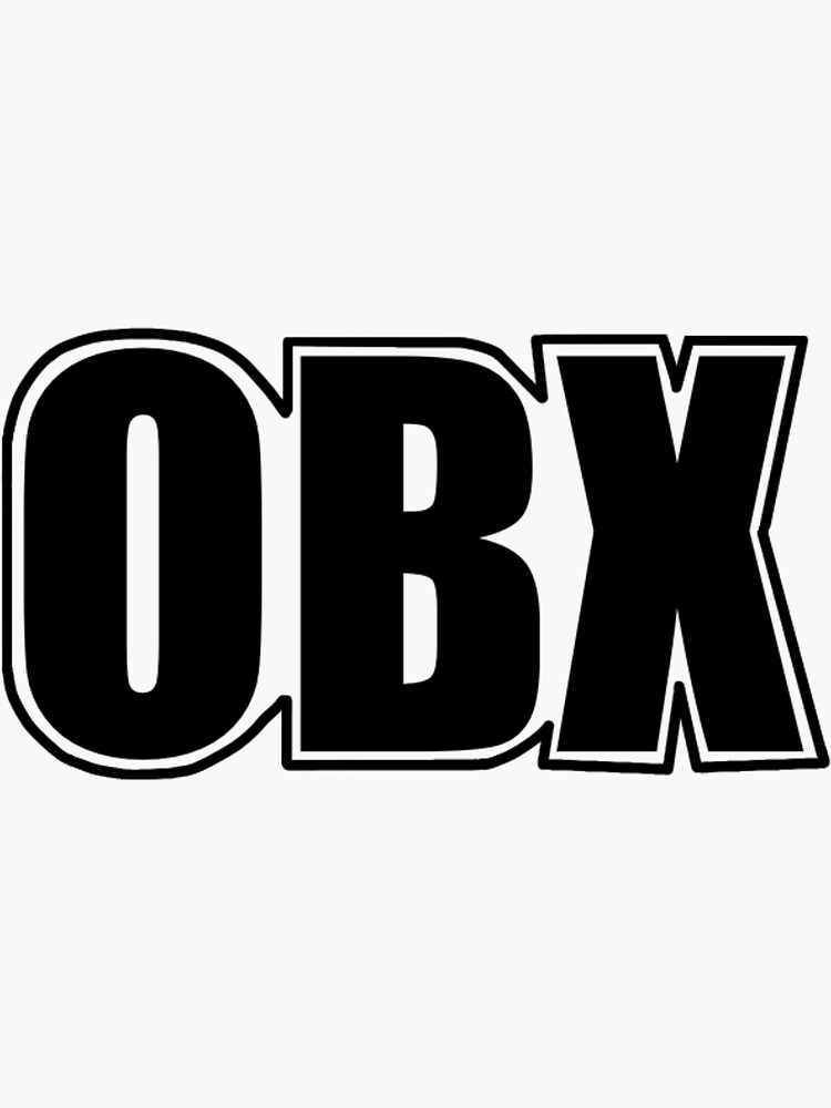 "OBX" Sticker by cydneyabel | Redbubble