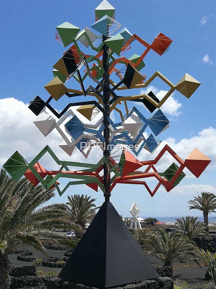 "Cesar Manrique Foundation Wind Sculptures" Art Print by PPFImages ...