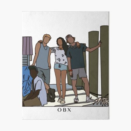 "Outer Banks Series Netflix Characters" Art Board Print for Sale by ...