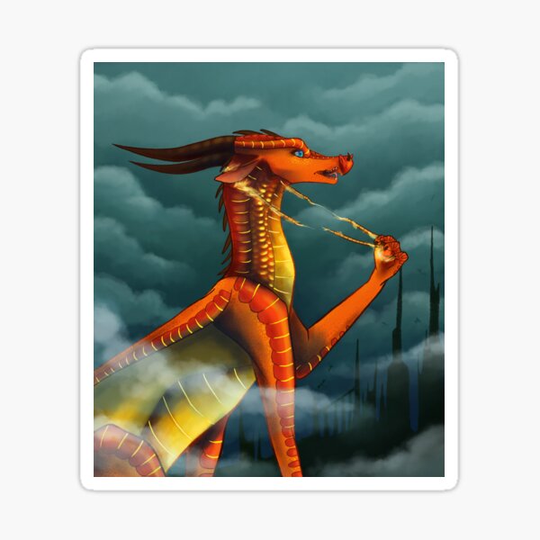 "Peril (Wings of fire)" Sticker by cresmiint | Redbubble