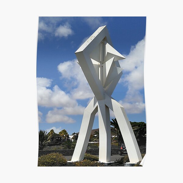 "Cesar Manrique Foundation Windskulptur Lanzarote" Poster von PPFImages ...