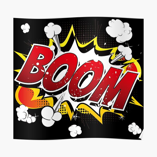 "DC Boom Comics -" Poster von DeesignR | Redbubble
