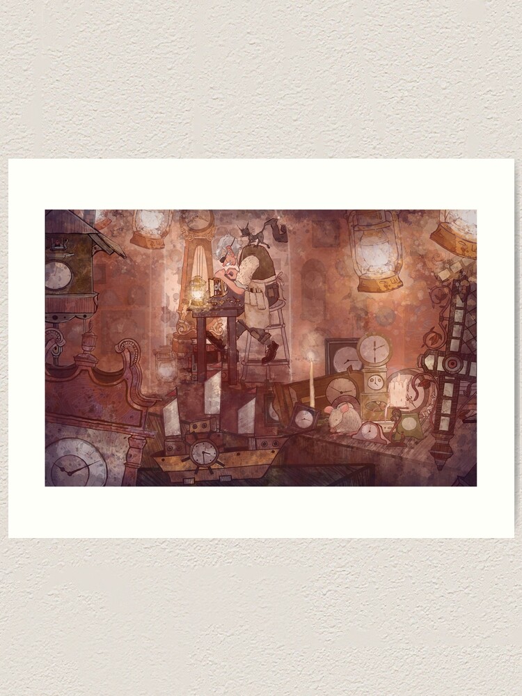 "The Clockmaker" Art Print for Sale by TaylorRoseArt | Redbubble