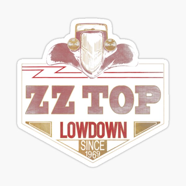 "ZZ Top Lowdown" Sticker for Sale by ANGELA2-BRYANT | Redbubble