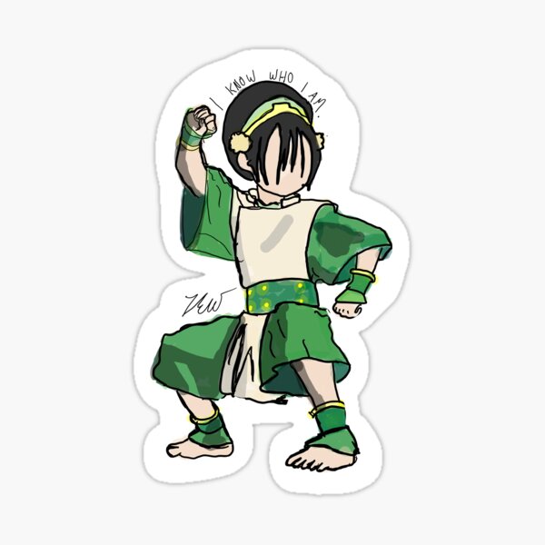 "Toph sticker" Sticker by Trinwill03 | Redbubble