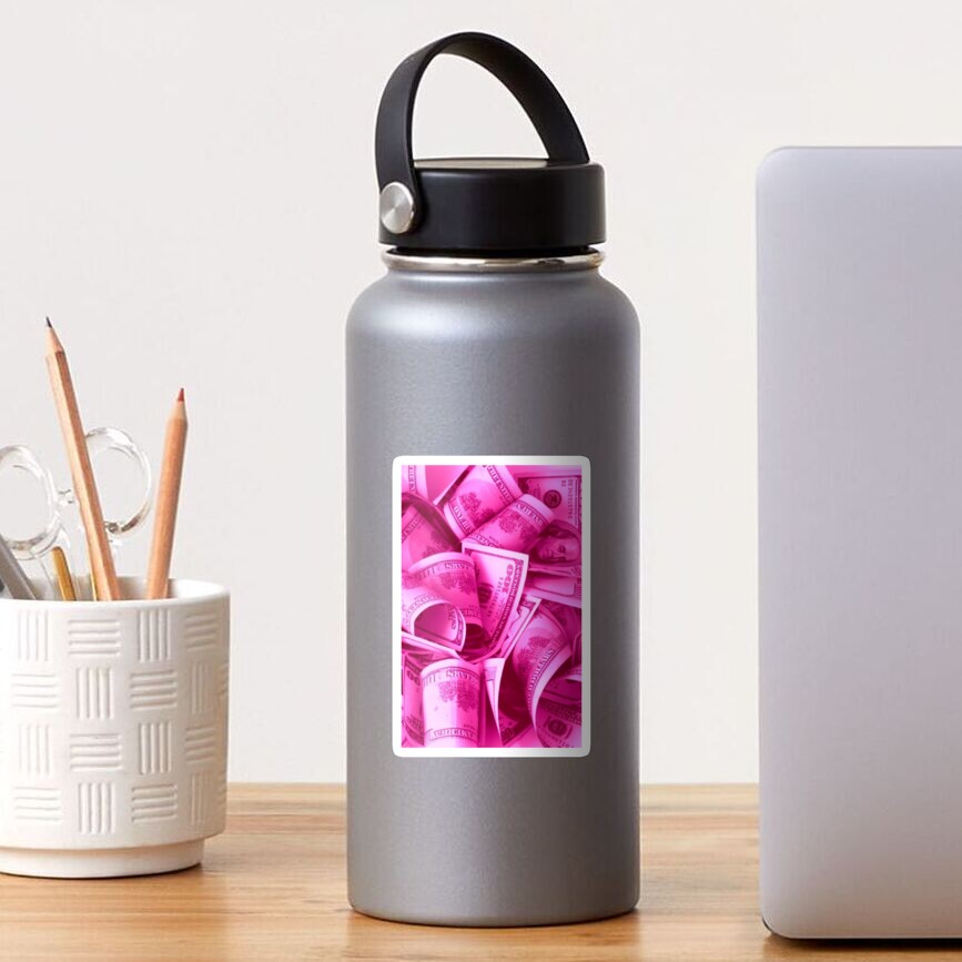 "pink y2k money aesthetic" Sticker by elinguinness | Redbubble