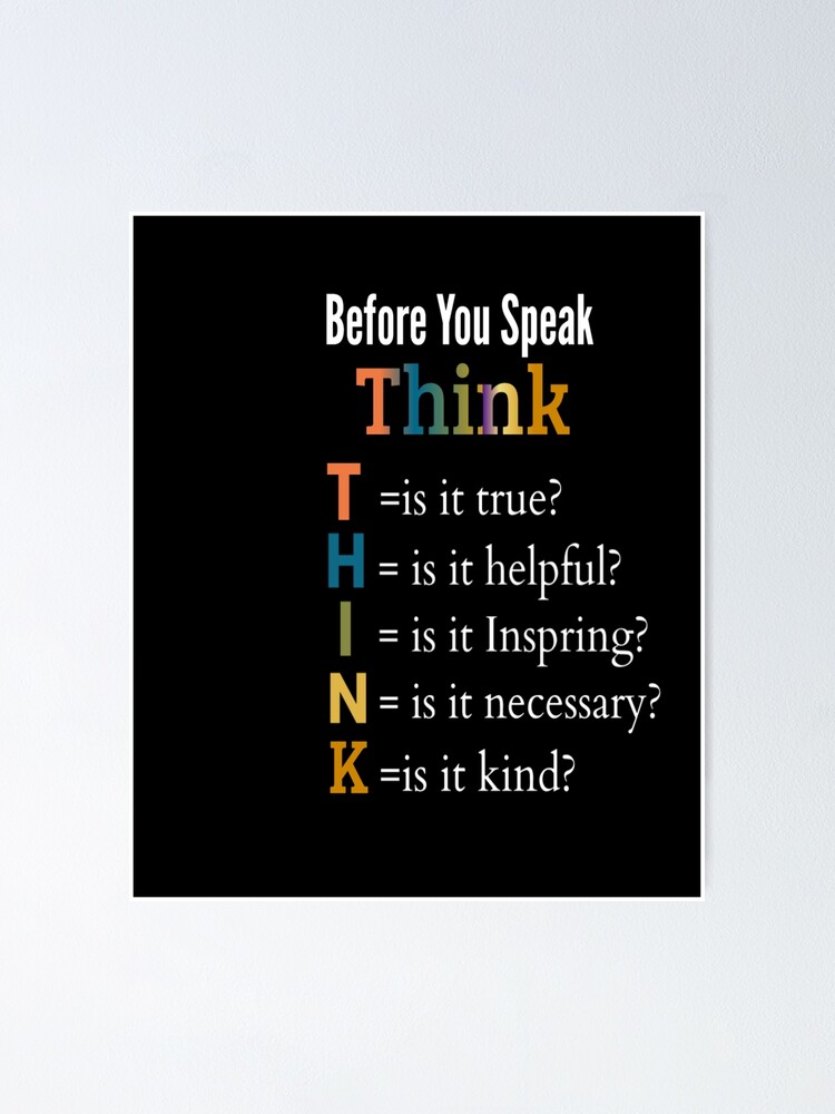 "Teacher Kindness | Think Before You Speak | Anti Bullying For Teachers ...