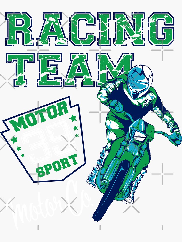 "racing team" Sticker by danyc88 | Redbubble