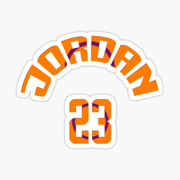 "Michael Jordan 23" Sticker for Sale by smorgen2001 | Redbubble