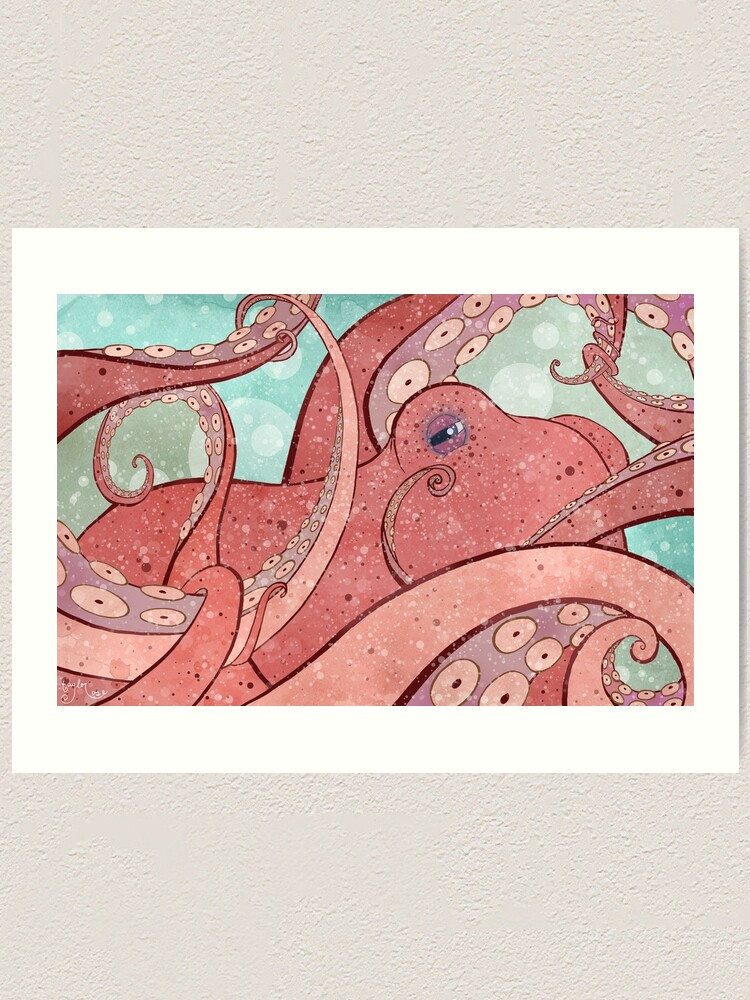 "Tangled Ocean Octopus" Art Print for Sale by TaylorRoseArt | Redbubble