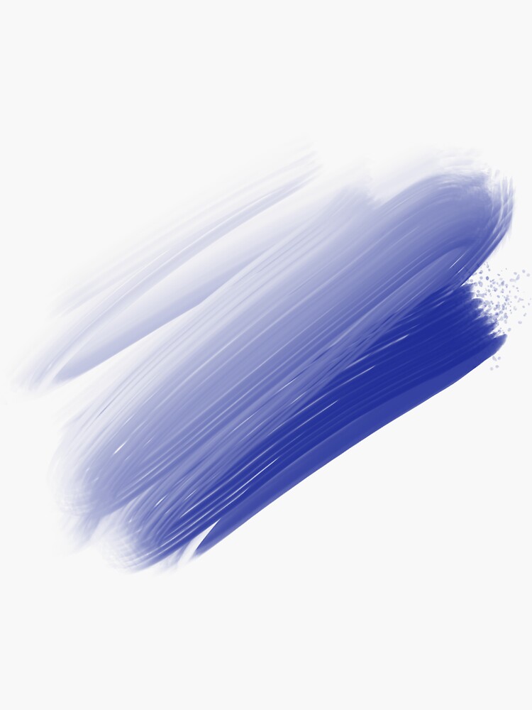 "Navy Abstract Paint Stroke" Sticker for Sale by Summie520 | Redbubble