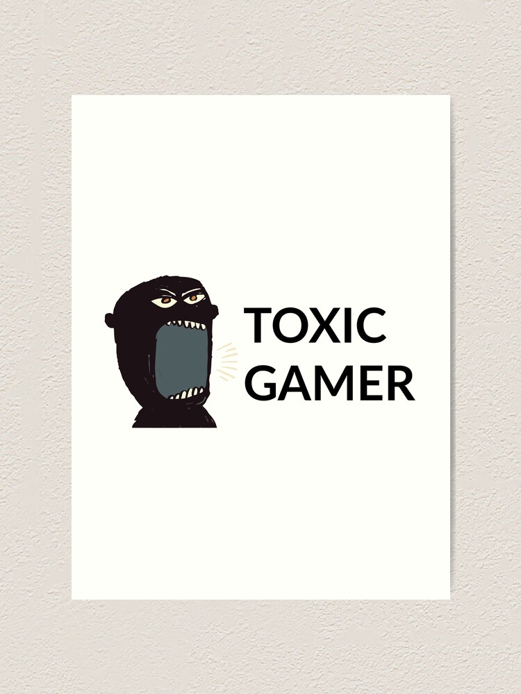 "Angry toxic Gamer - gamer sticker" Art Print for Sale by Mariokao ...